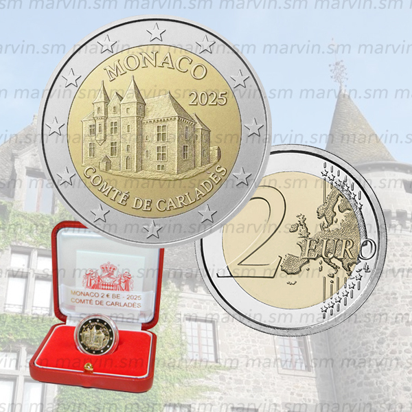 2 euro - Carladès - Monaco - 2025 - PROOF