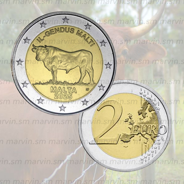 2 Euro - The Maltese Ox - Malta - 2025 - UNC