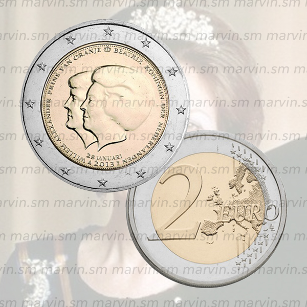 2 euro - Abdication of the Queen - Netherlands - 2013 - UNC