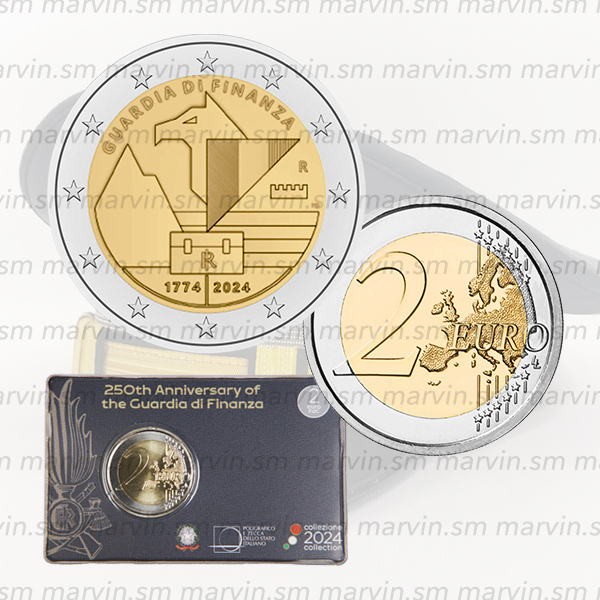 2 euro - Guardia di Finanza - Italy - 2024 - Coincard - BU