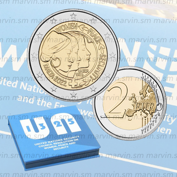 2 euro - UN Security Council - Malta - 2022 - Box - BU