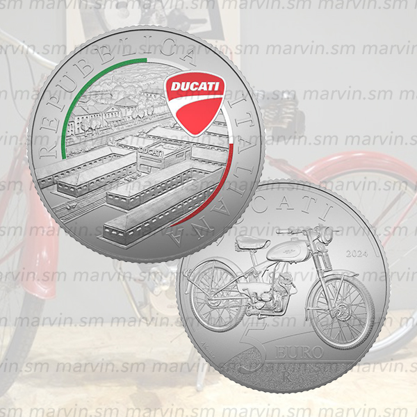 5 euro - Ducati Cucciolo - Italy - 2024 - Silver BU