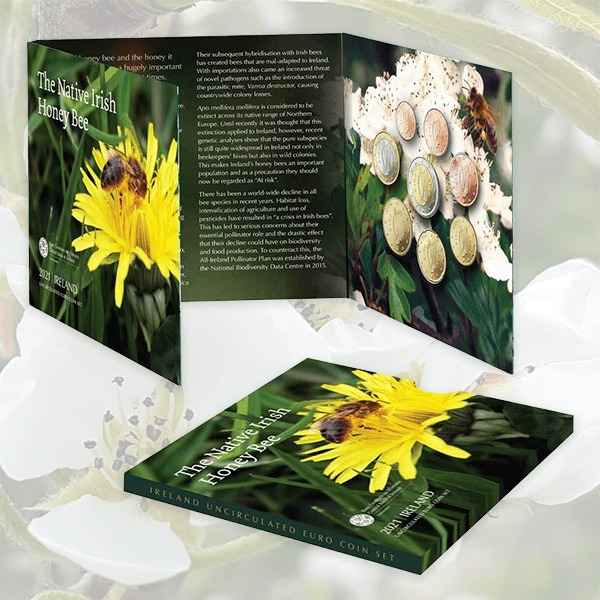 Euro Coin Set - Ireland - 2021 - 8 coins - BU