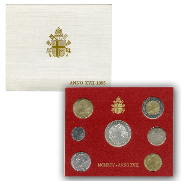 1995 – Vatican – Coin Set BU "Pope John Paul II - Evangelium Vitae"