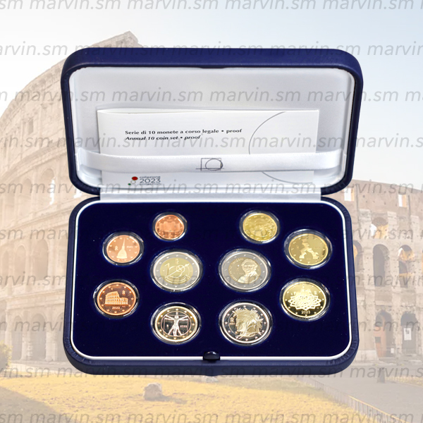 Euro Set - Italy - 2023 - 10 coins - PROOF
