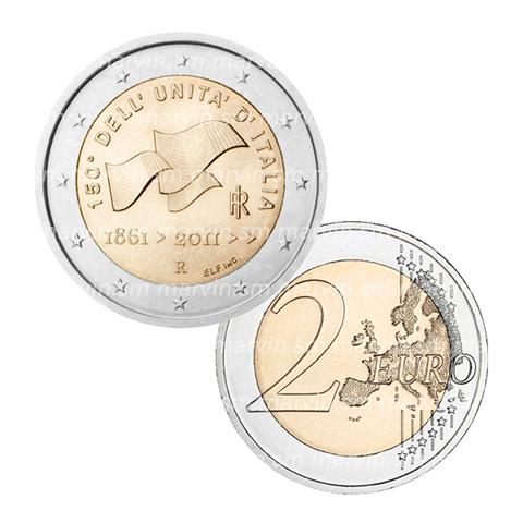 2 euro - Italian Unification - Italy - 2011 - UNC