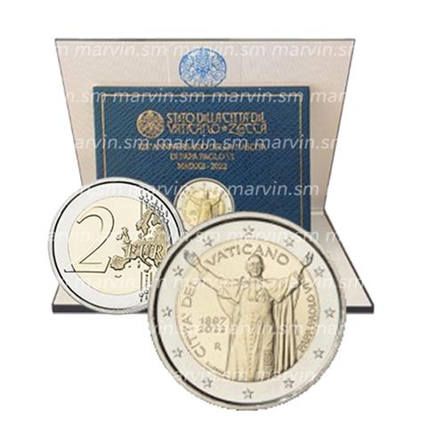 2 euro - Papa Paolo VI - Vaticano - 2022 - FDC