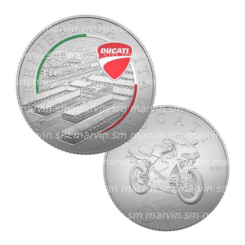 5 euro - Ducati 916 - Italy - 2024 - Silver BU