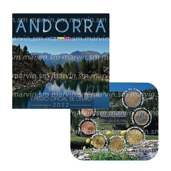 Euro Set - Andorra - 2022 - 8 coins - BU
